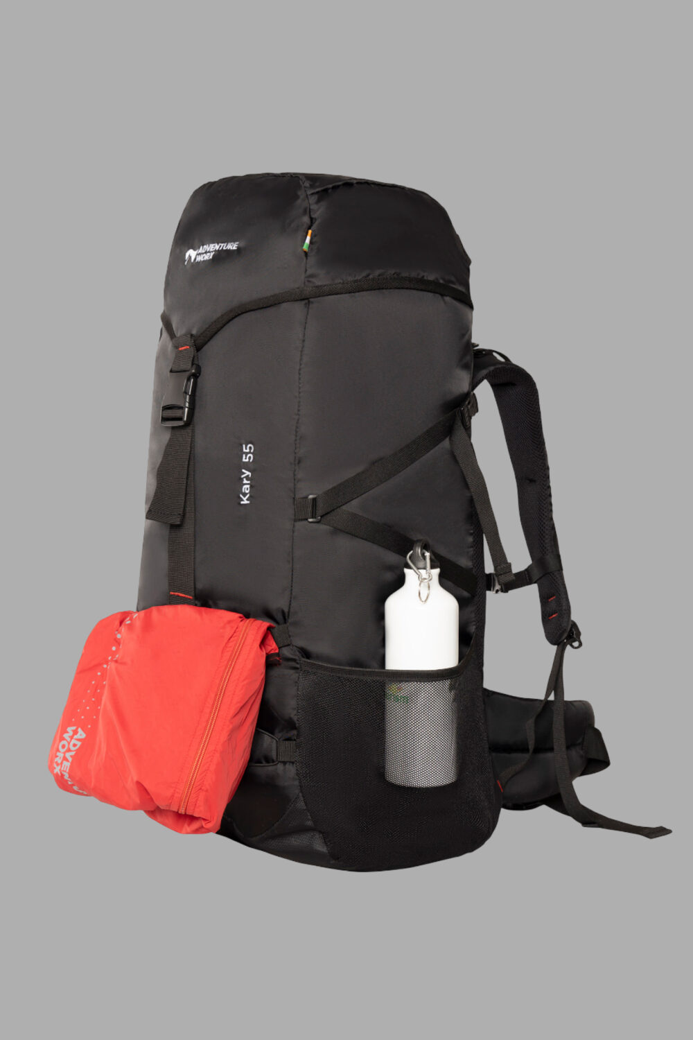 Kary 55 Litre Rucksack Black | Travel Rucksack Bag Online