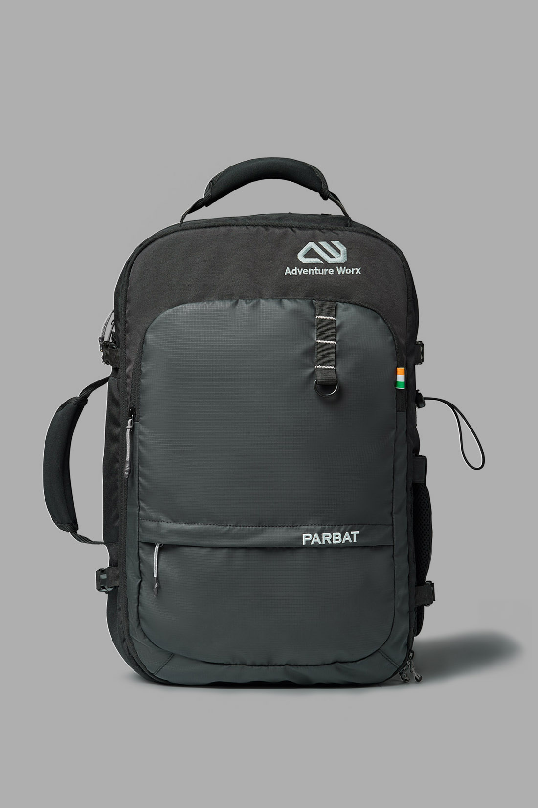 Weekend backpack designed to fuction like a briefcase providing ample space